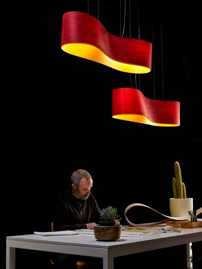 NEW WAVE LZF Furnierholzlampe | DesignOrt Premium Designerleuchten ...