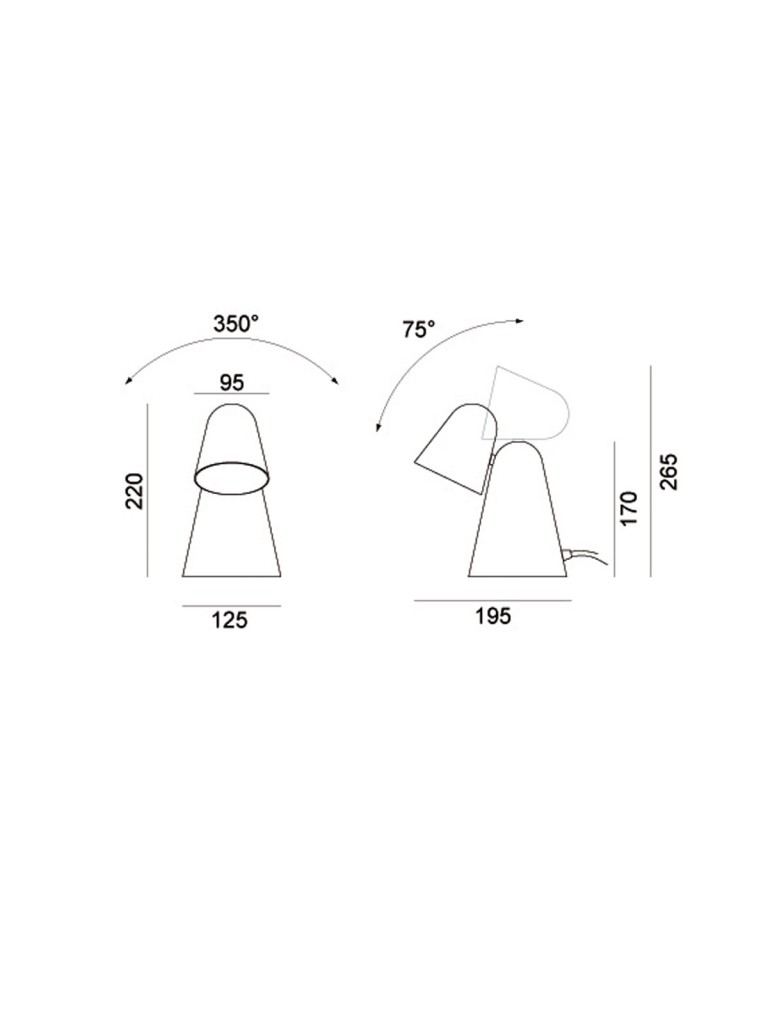 PEPPONE Table Lampe | DesignOrt Premium Designerleuchten & Designerlampen